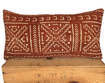 Rust throw pillow | Etsy