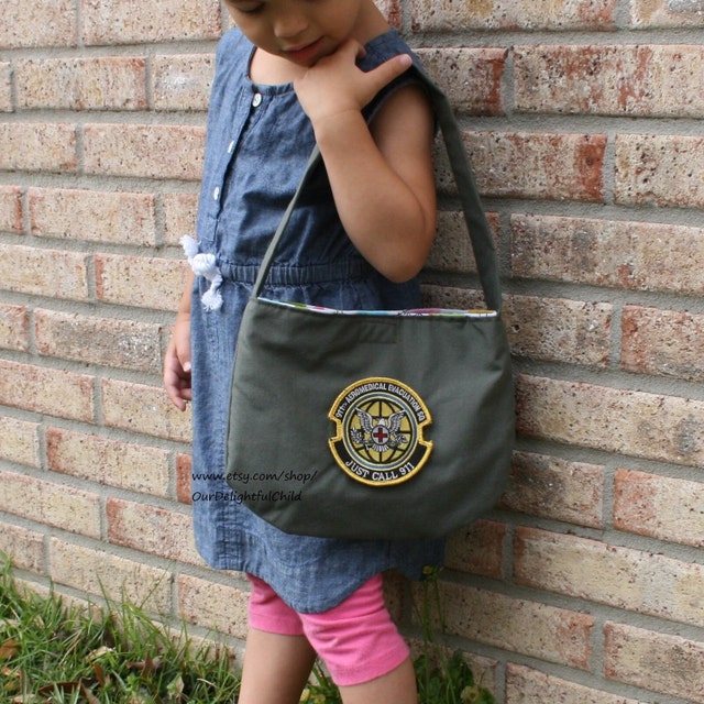 Custom flight suit diaper bags and purses by OurDelightfulChild