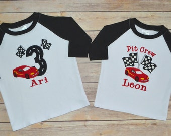 Kids racing shirt | Etsy