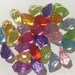 50 pcs mixed Tear Drop Crystal Acrylic beadFacetedmixed