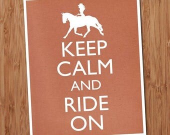 Keep calm and ride | Etsy
