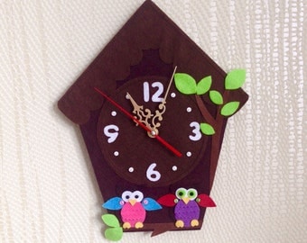 Birdhouse clock | Etsy