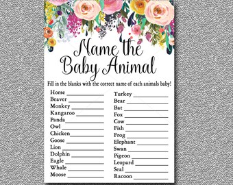 Floral baby shower | Etsy
