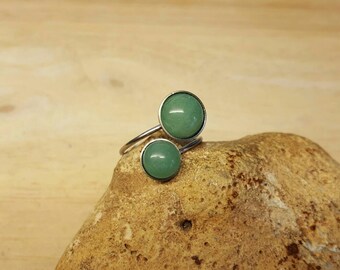 Two stone ring | Etsy