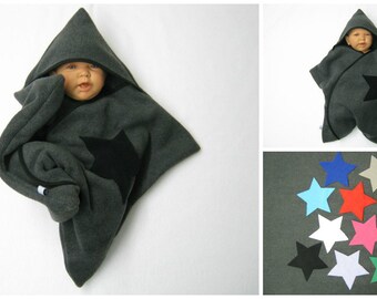 star fleece baby wrap sleeping bag sleepsack by bighead5005