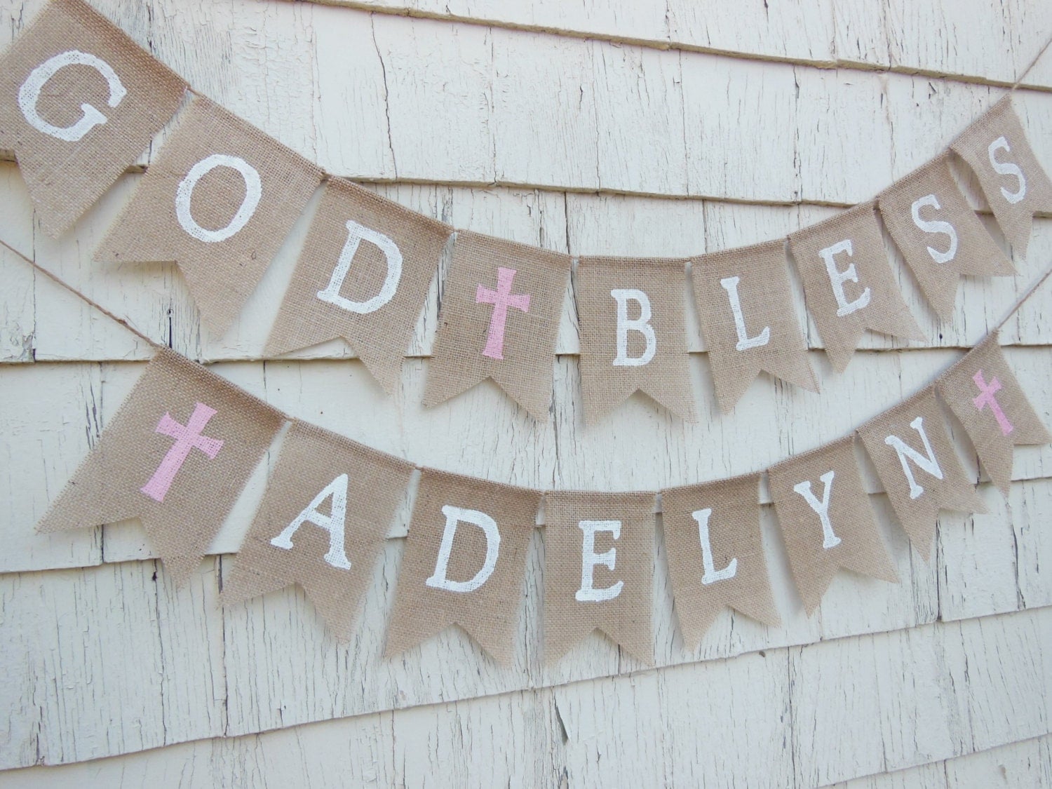 First Communion Banner Custom Personalized Baptism Banner