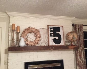 Items similar to Hand Painted Primitive House Number Sign on Etsy