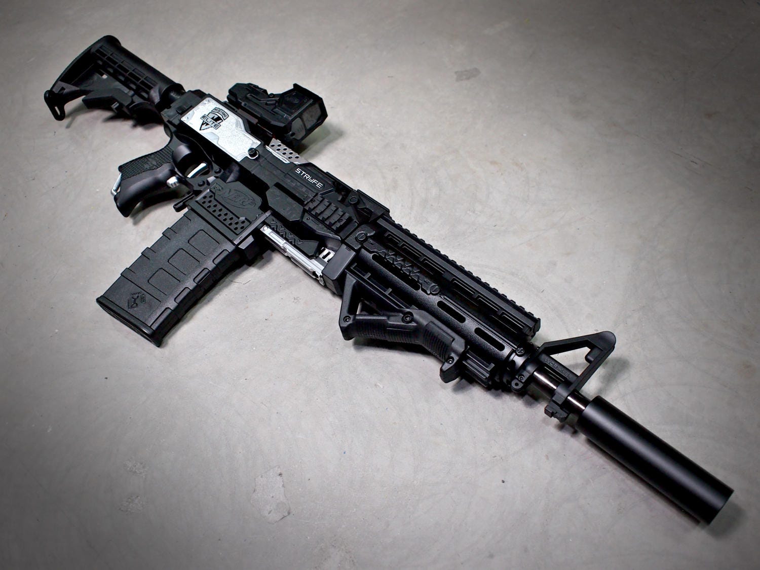 Nerf Stryfe M4 Black / Silver