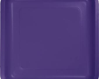 Purple plates | Etsy