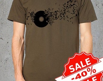 Vinyl record shirt | Etsy