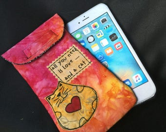 Cat cell phone case | Etsy