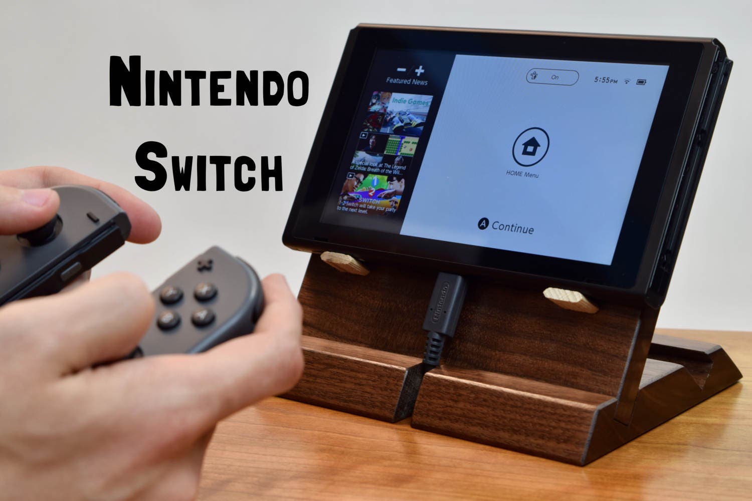 Nintendo Switch Dock Adjustable Angle 45 or 30 degree