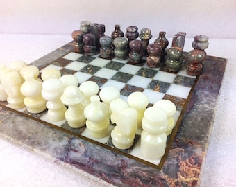 Marble chess set | Etsy