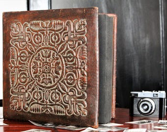 Leather photo album | Etsy