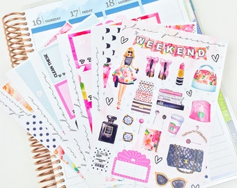 Glam Planner Stickers by Elle Fowler by TheGlamPlanner on Etsy