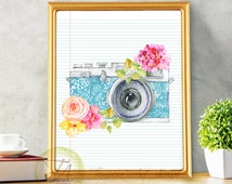 Unique camera art related items | Etsy