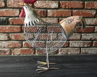 Chicken wire basket | Etsy