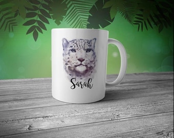 Leopard coffee mug | Etsy