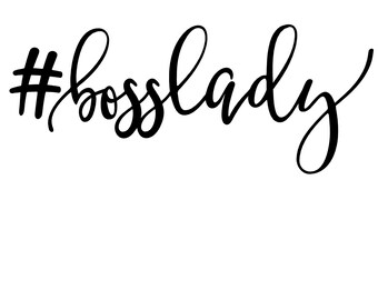 Boss lady decal | Etsy