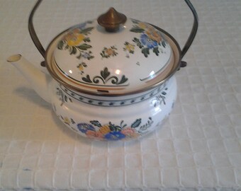 Enamel teapot | Etsy