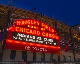 Wrigley field signs | Etsy