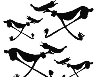 Greyhound decal | Etsy