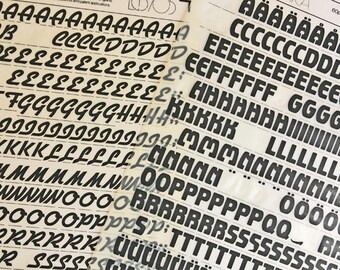 Letraset lettering | Etsy