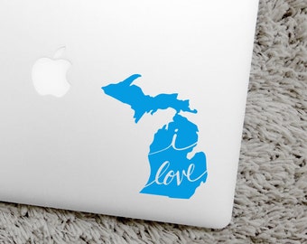 Michigan car decal | Etsy