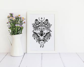 Crystal drawing | Etsy