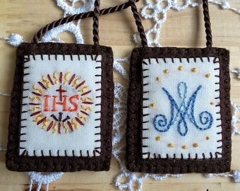 Catholic scapulars | Etsy