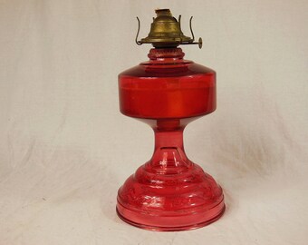 Red oil lamp | Etsy