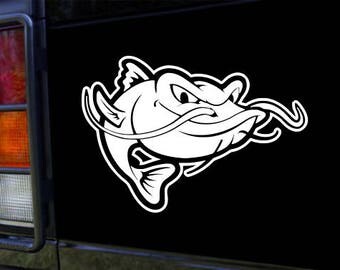 Catfish decals | Etsy
