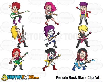 Rock star clipart | Etsy