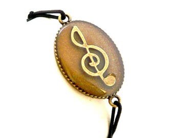 Music Note Ink Splash Gold Foil Print G Clef Gold Print