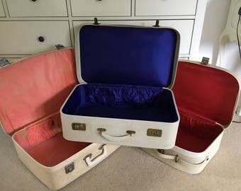 Vintage suitcases luggage sets | Etsy