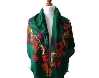 Floral pashmina | Etsy