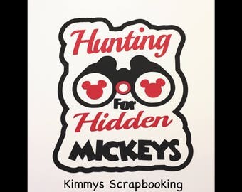 Hidden mickey | Etsy