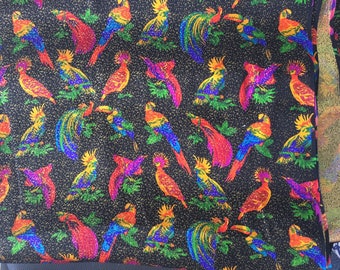 Parrot fabric | Etsy