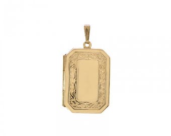 Rectangular locket | Etsy