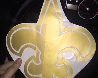 Digital Louisiana Geaux Saints Monogram Cuttable Decal SVG