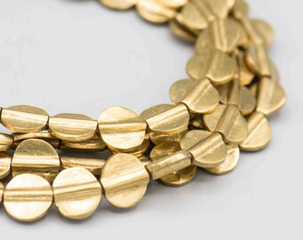 Flat disc bead | Etsy