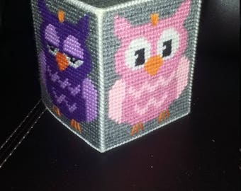 Owl Tissue Box Cover Plastic Canvas Pattern