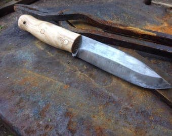Hand forged knife | Etsy