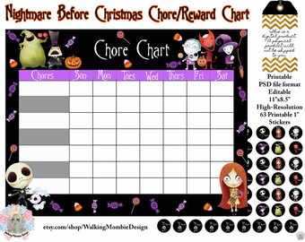 Kids chore chart | Etsy