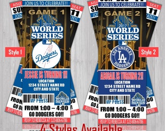 Dodgers invitations | Etsy