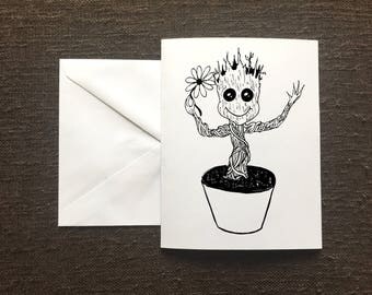 I am groot card | Etsy