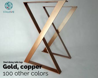 Copper table legs | Etsy