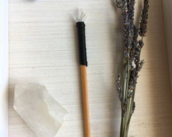 Quartz crystal wand | Etsy