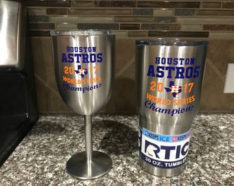 Astros tumbler | Etsy
