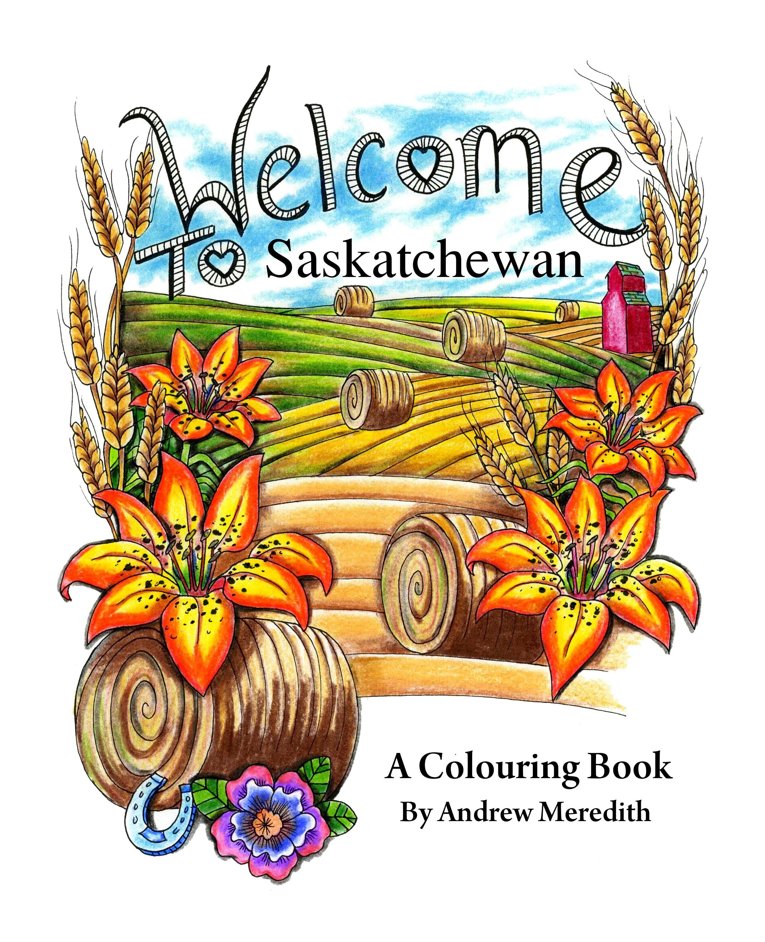 Welcome to Saskatchewan Colouring Book